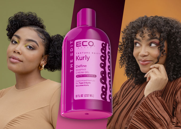 Curate Your Best Curls with ECO STYLE ® Texture Edit™ Kurly Define ...